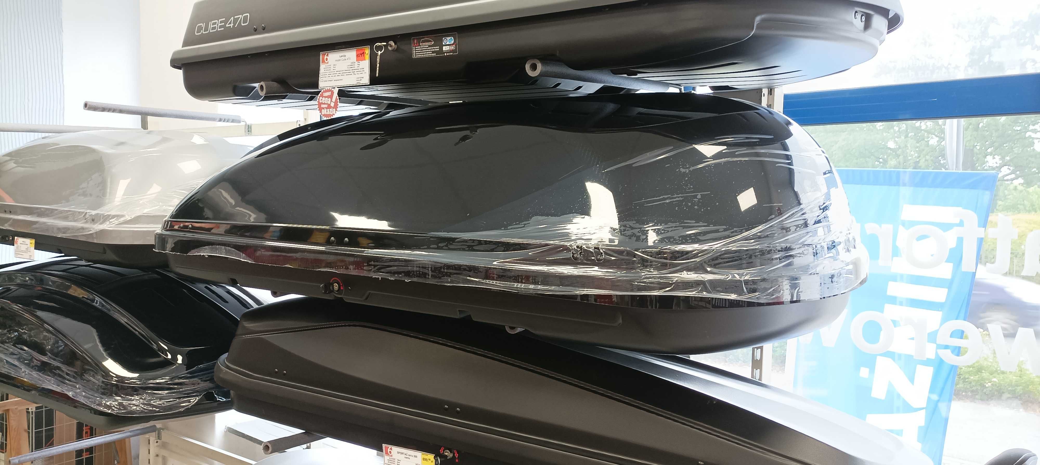 Box boks bagażowy Modula 520 czarny lakier 75kg szybki montaż Wrocław ...