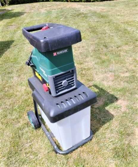 Немецкий фрезерный садовый измельчитель Parkside 2800Вт, 60л, гарантия ...