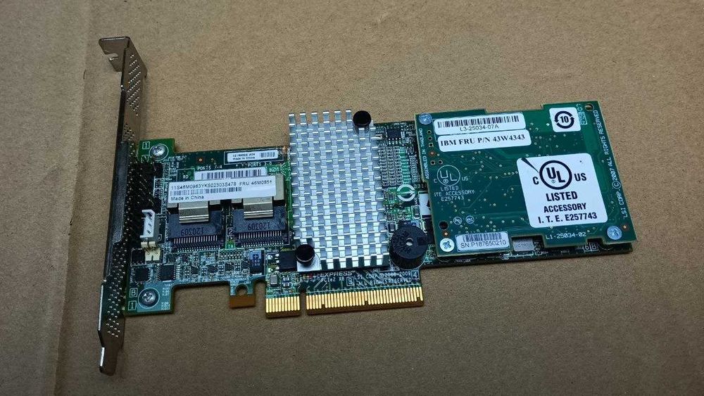 Контролер LSI RAID SAS 9260- 8i 6Gb/s MegaRAID SAS / SATA память 512mb: 1 500 грн ...