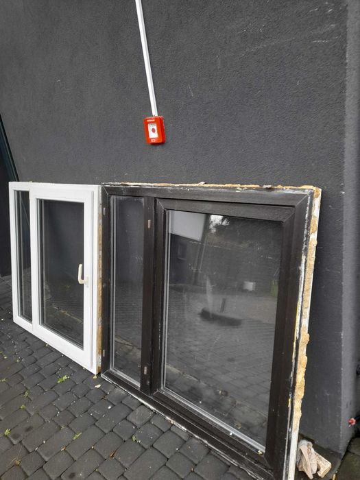 Okna pcv w dobr stanie Brzeziny Kolonia • OLX.pl