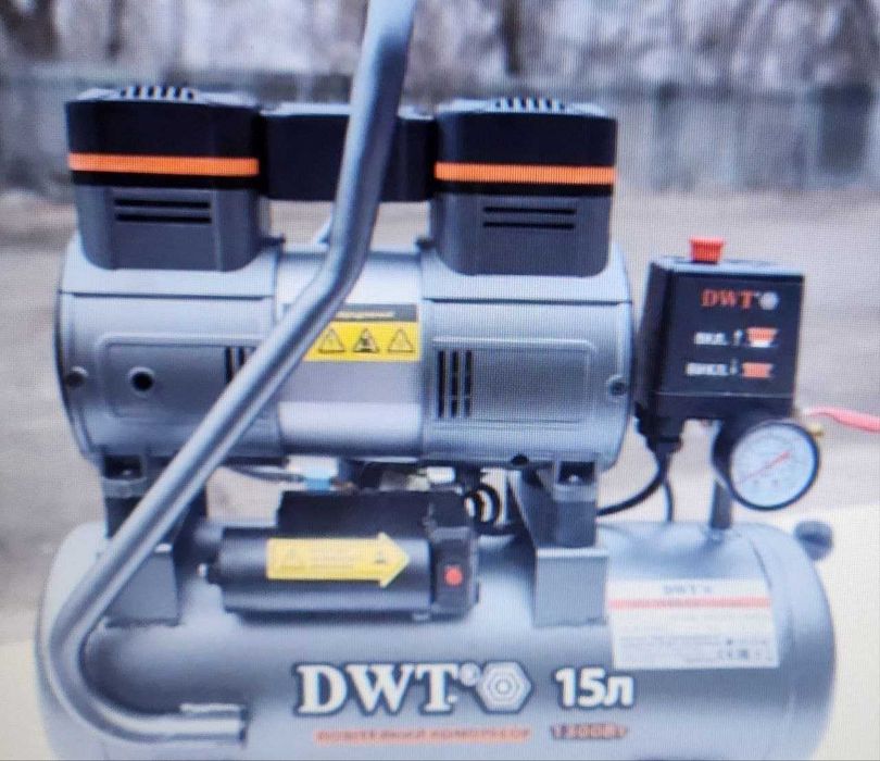 Безмасляный компрессор DWT K14-15 OA(двухцилиндровый): 4 200 грн ...