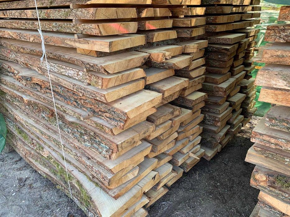 Tarcica dębowa 2,4 lub 3 metry, 53mm, deska dębina dąb dyle Dryga • OLX.pl
