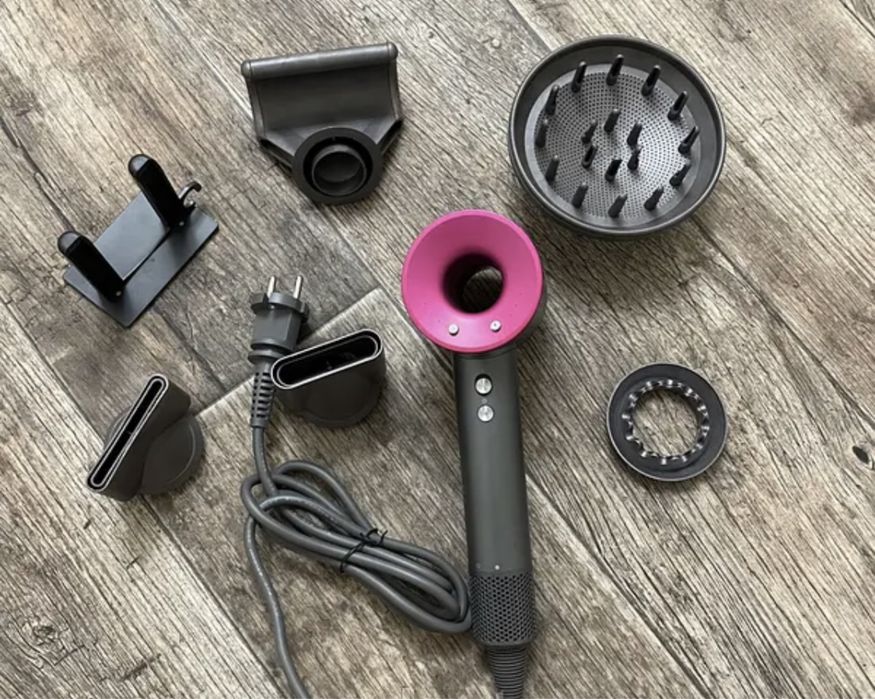 Фен для волосся Super Hair Dryer (аналог Dyson HD03 цвет фуксия: 845 ...