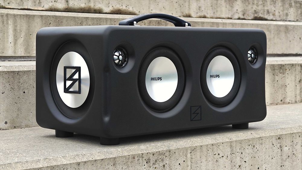 Przenośny Głośnik Bluetooth 2x50W BOOMBOX Philips MC50 (Samoróbka ...