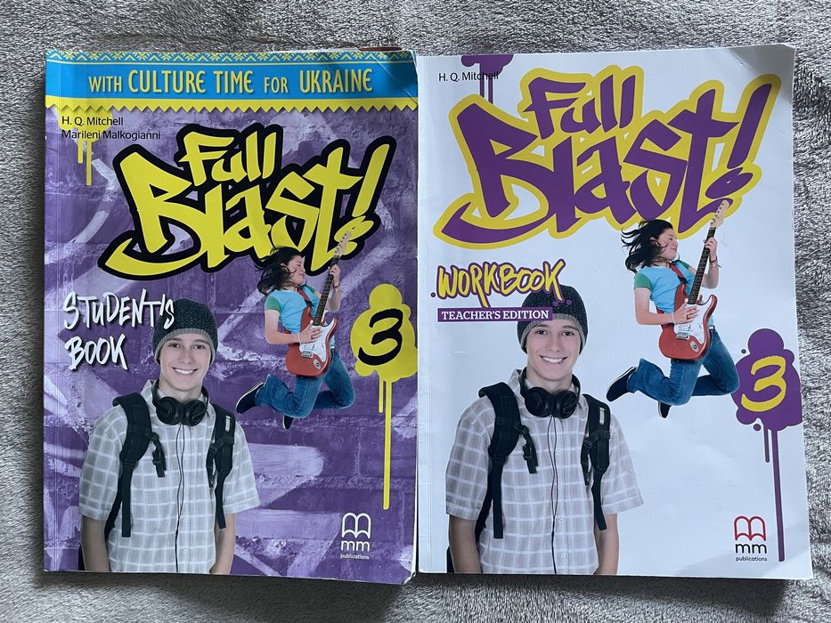 Full blast 3 students book та Full blast 3 workbook teachers edition ...