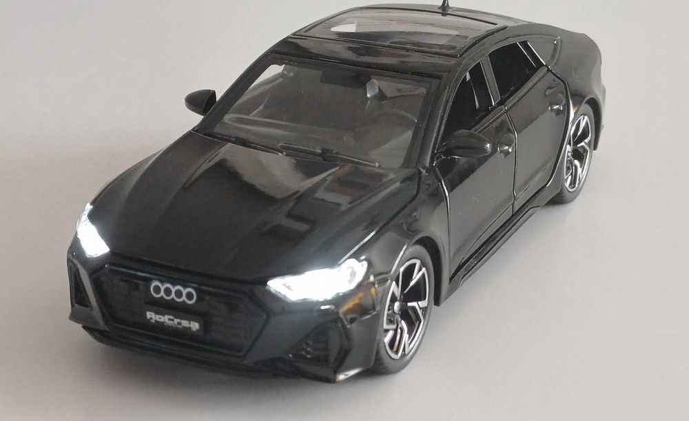 Model Audi RS7 skala 1:32 światła, otwierane elementy i dźwięk. Brzyskorzystewko • OLX.pl