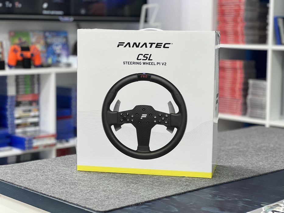 Кермо FANATEC CSL Steering wheel P1 V2 (QR2 Lite) New! В наявності: 6 ...