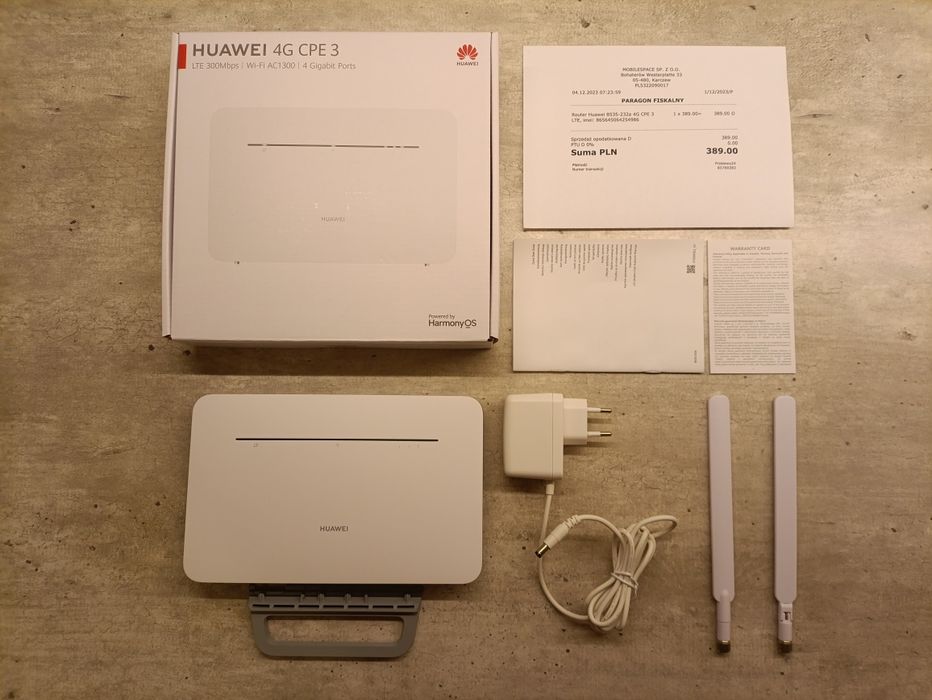 Router Modem Huawei B535-232a GWARANCJA! + Anteny Warszawa Praga ...