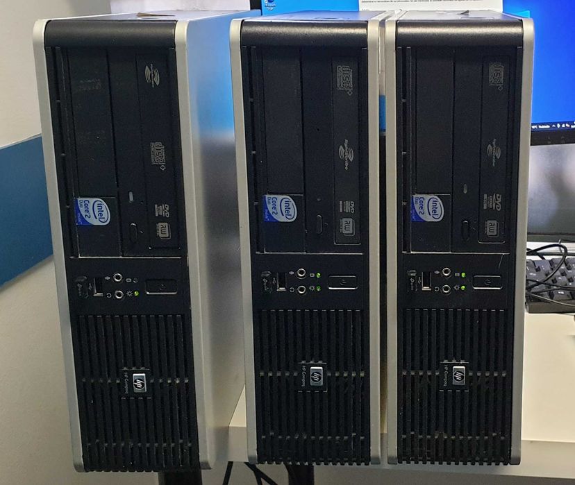 Computadores HP Compaq dc7900 SFF: 6GB/8GB de RAM e disco 80GB/160GB ...