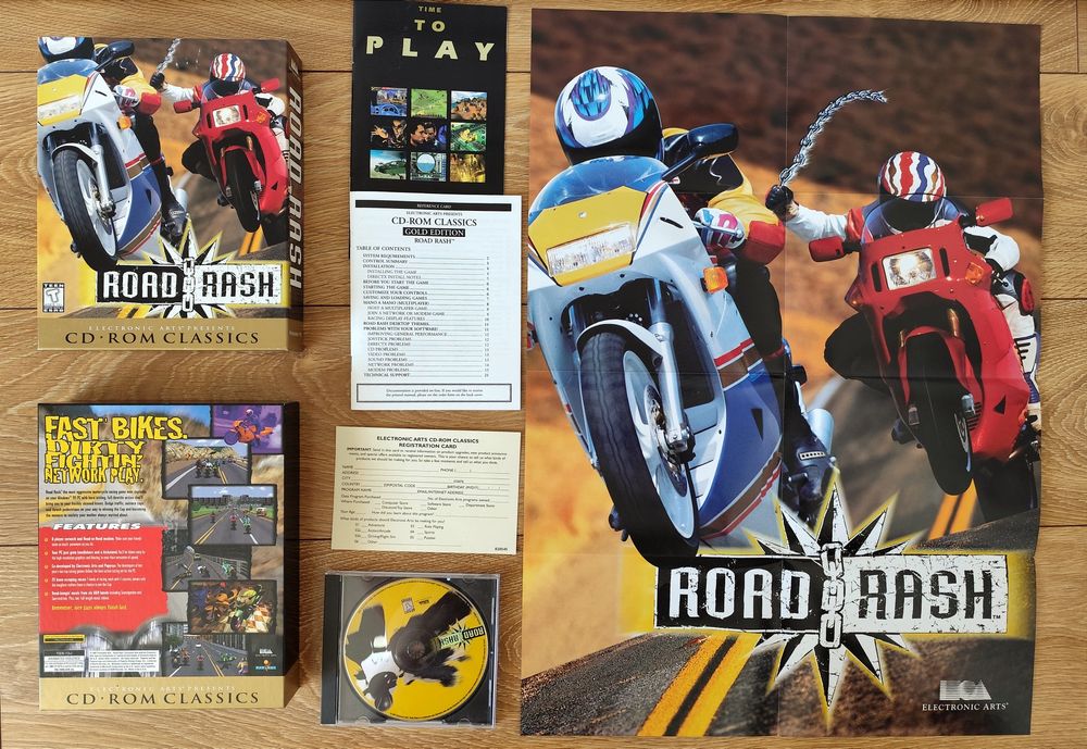 Road Rash PC Big Box USA Kraków Mistrzejowice • OLX.pl