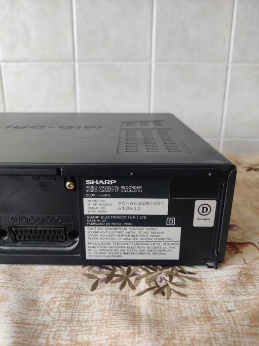 Leitor e Gravador CASSETE VHS SHARP VC A63 SM (GY) Loures • OLX Portugal