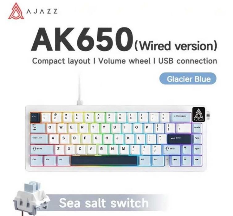 Клавіатура Ajazz Ak650 Flying Fish Switch: 1 255 грн. - Периферійні ...