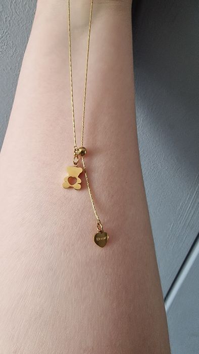 Złoty łańcuszek Blueberry " Miś Tous" Wrocław Stare Miasto • OLX.pl