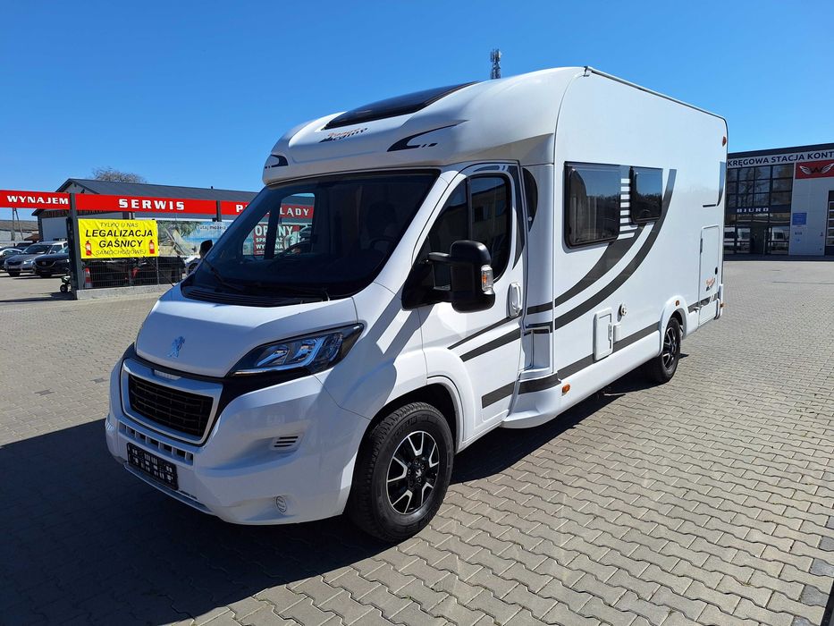Kamper Knaus Peugeot Półintegra z 2 dużymi łóżkami oraz piekarnikiem Skwierzyna • OLX.pl