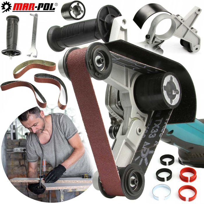 MAR-POL Przystawka Taśmowa Do Szlifowania I Polerowania Rur Pilnik ...