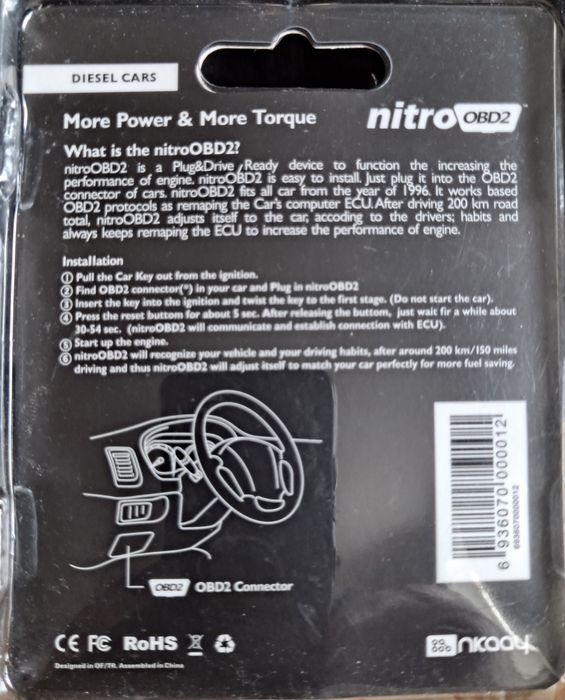 Zestaw Nitro dla Diesela (OBD 2 + Eco OBD 2 diesel +35%mocy+Eco ...