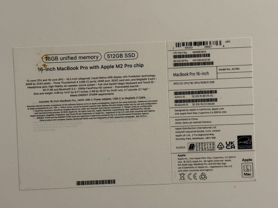 Apple MacBook Pro 16 M2 PRO 16" 16/512GB SSD igła Koszalin • OLX.pl
