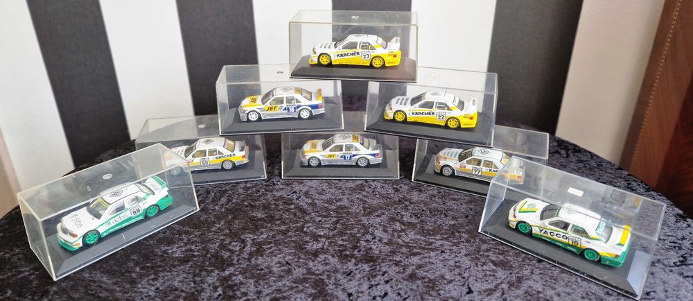 8 x Mercedes Benc 190 DTM Evo 2 MINICHAMPS 1:43 Rumia • OLX.pl