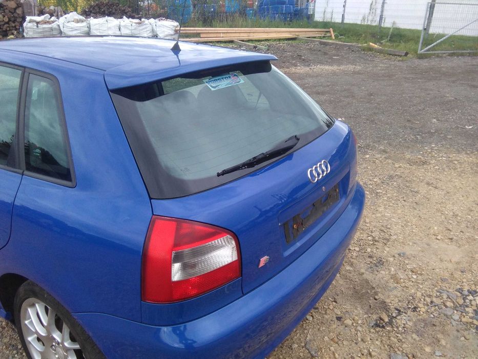 AUDI A3 8L klapa tyl Lz5m kompletna niebieska tył lift lotka S3 ori ...