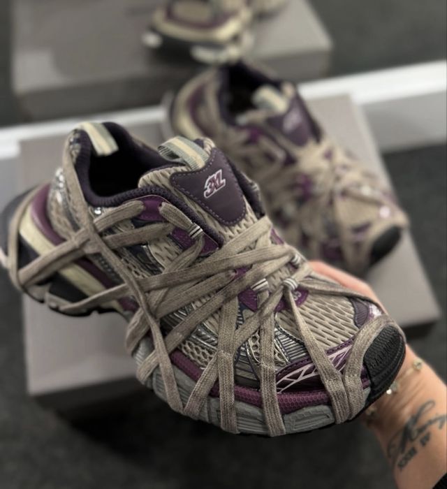 Balenciaga 3XL Extreme Lace Trainers Purple Silver: 4 650 грн. - Інші ...