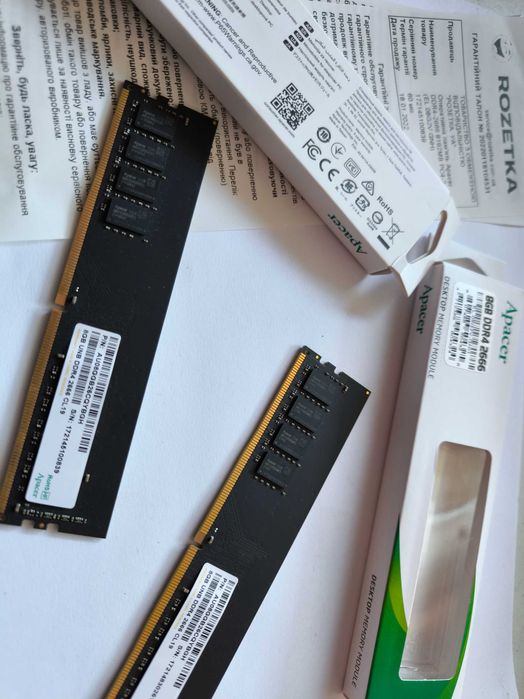 Оперативная память ОЗУ Apacer DDR4 2666 16 ГБ: 450 грн. - Комплектуючі ...