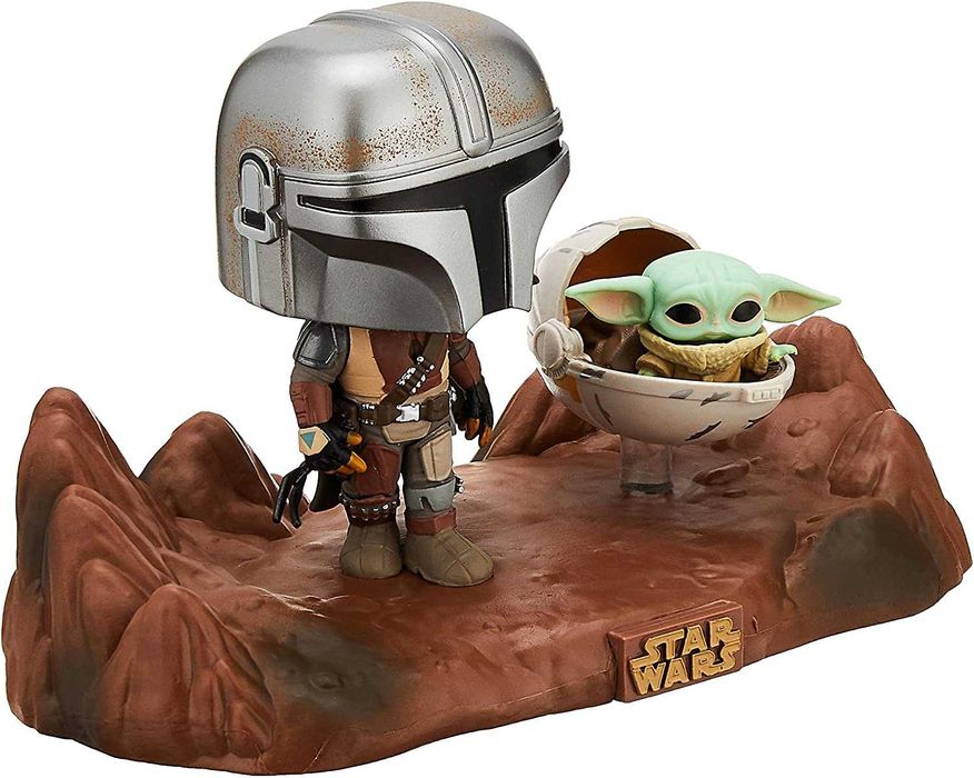Funko Pop! фигурка с качающейся головой Мандалорец и Малыш Грогу: 1 099 ...