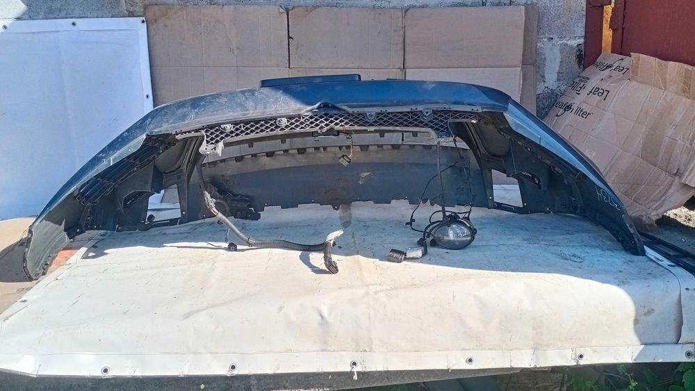 Бампер передний губа Volkswagen Touareg NF Туарег 2 Разборка 2010-2018: ...