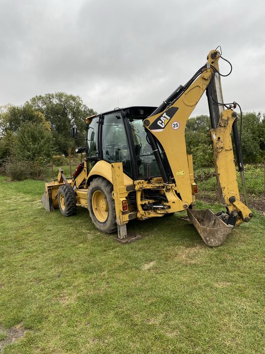 Koparko ładowarka caterpillar cat 428e 1wl salon pl Białystok Antoniuk ...