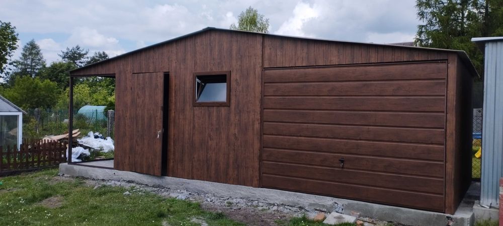 Garaż blaszany garaz blaszak garaze drewutnia 8x4 5x7 7x5 Skarżysko ...
