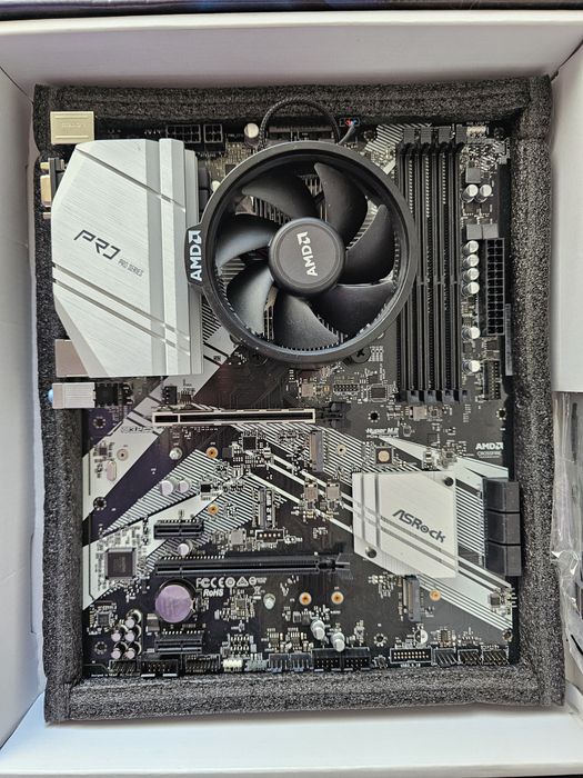 ASRock B550 Pro4 AM4 DDR4 + Ryzen 3 3100 Konin • OLX.pl