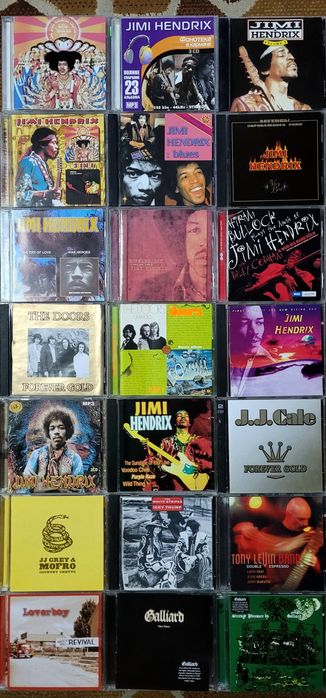 •Jimmy Hendrix•Elvis Prestley•Eagles•Дискографии легендарных рок групп ...