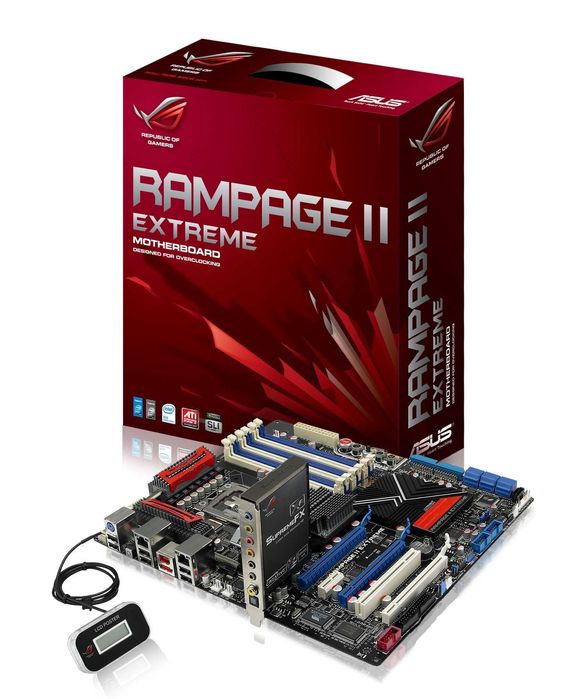 ASUS ROG Republic of Gamers Rampage II Extreme + Intel i7 920 + 16gb m ...
