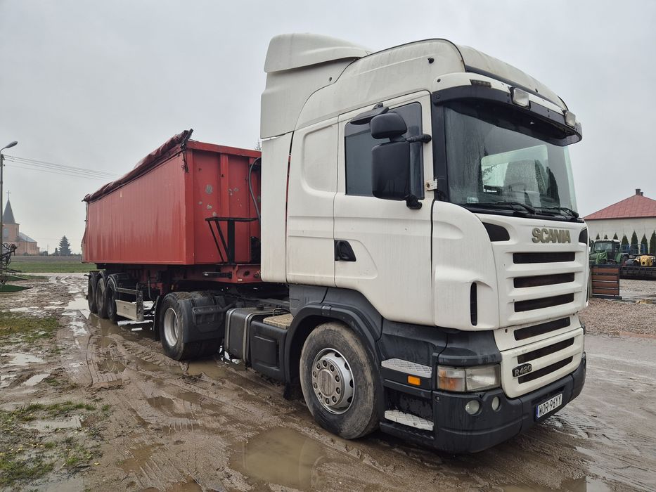 Scania R420. Naczepa Fliegl wywrotka. Paproć Duża • OLX.pl