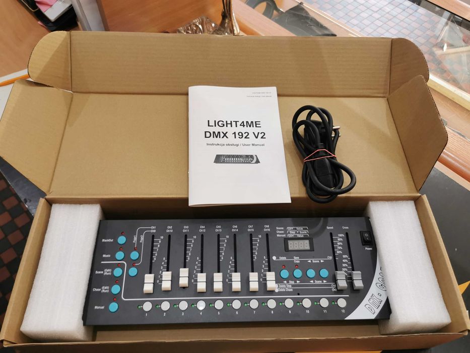 Sterownik suwakowy LIGHT4ME DMX 192 v2 Grudziądz • OLX.pl