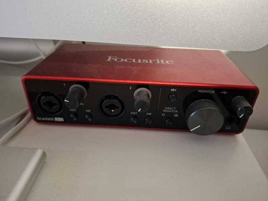 Interface Audio USB Focusrite Scalet 2i2 Faro (Sé E São Pedro) • OLX.pt