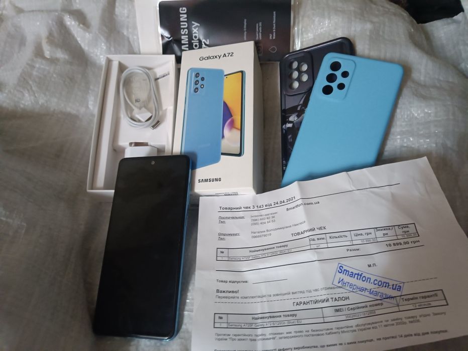 Samsung A72 6/128 Ful Amoled.NFC. Полный комплект.На Подарок.: 4 100 ...