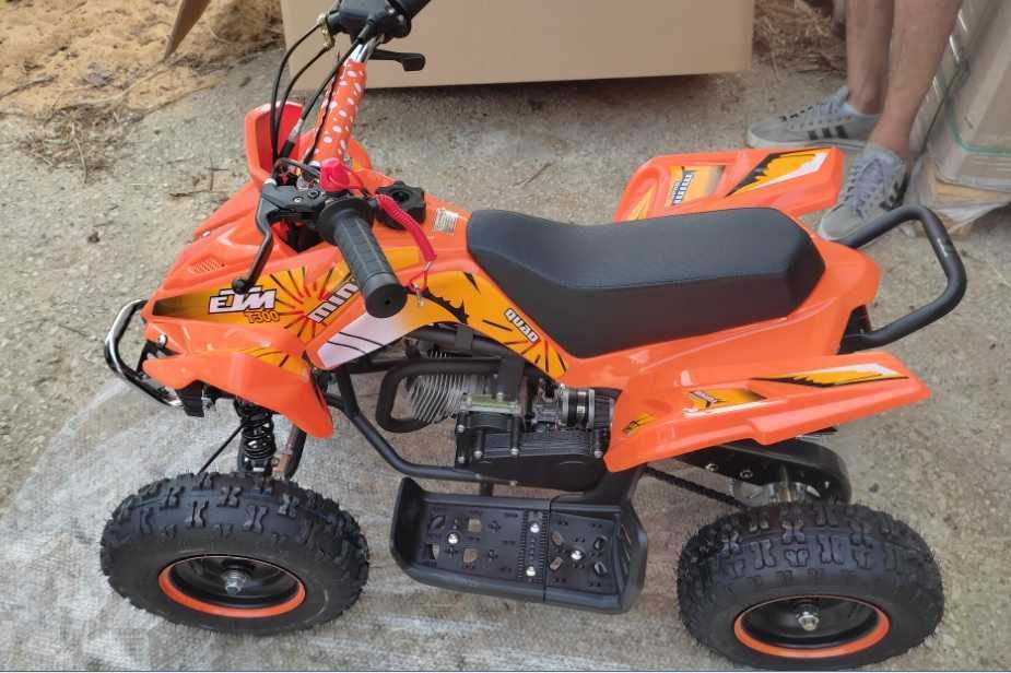 Mini moto mota de 4 rodas nova a gasolina motor 49 cm3 Leiria • OLX ...