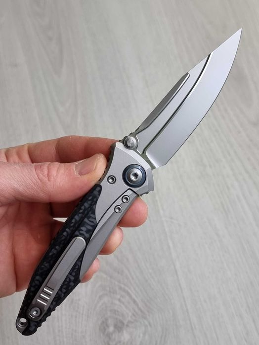 Microtech Socom Bravo Mini Frame Lock 3.4" CF/Titanium: 12 600 грн ...