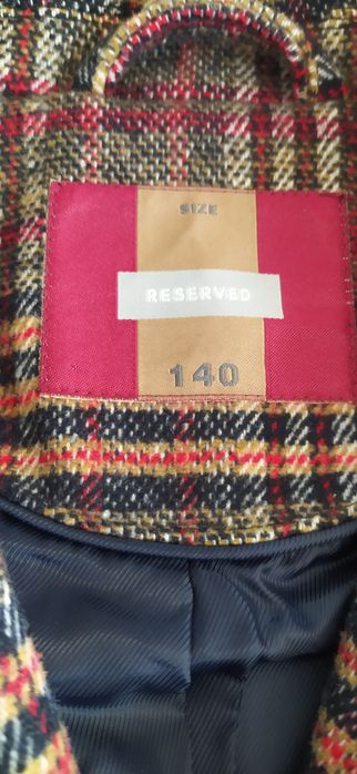 Śliczny płaszcz dla dziewczynki rozmiar 140 Reserved Radom • OLX.pl