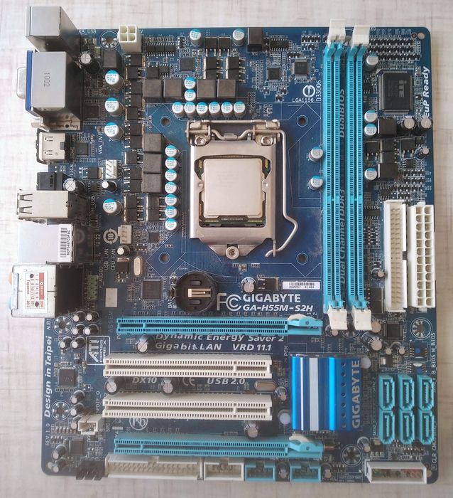 Материнская плата Gigabyte Ga-H55M-S2H: 2 500 грн. - Комплектуючі та ...