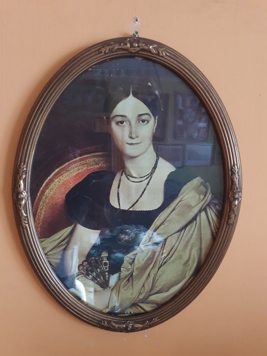 STAra rama owalna do obrazu drewno Kościan • OLX.pl