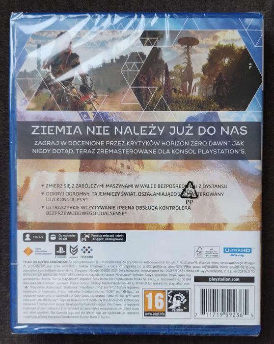 HORIZON Zero Dawno Remastered na PS5 / NOWA w folii Skórzewo • OLX.pl