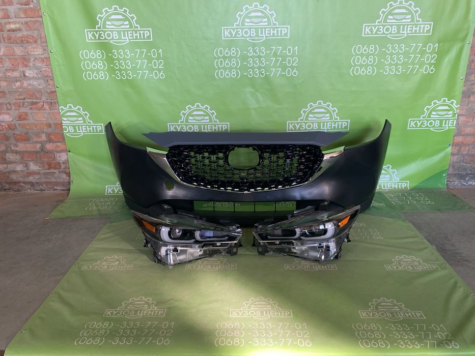 Бампер передній mazda cx-5 2022 2023 2024 бампер передний в сборе: 100 ...