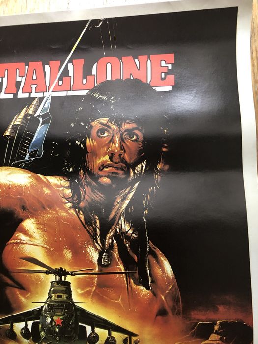 RAMBO III duży plakat z końca XX wieku Rumia • OLX.pl