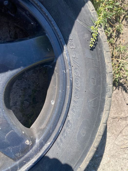 Два комплекти дисків з резиною 4/100 R14: 1 500 грн. - Колеса в зборі ...