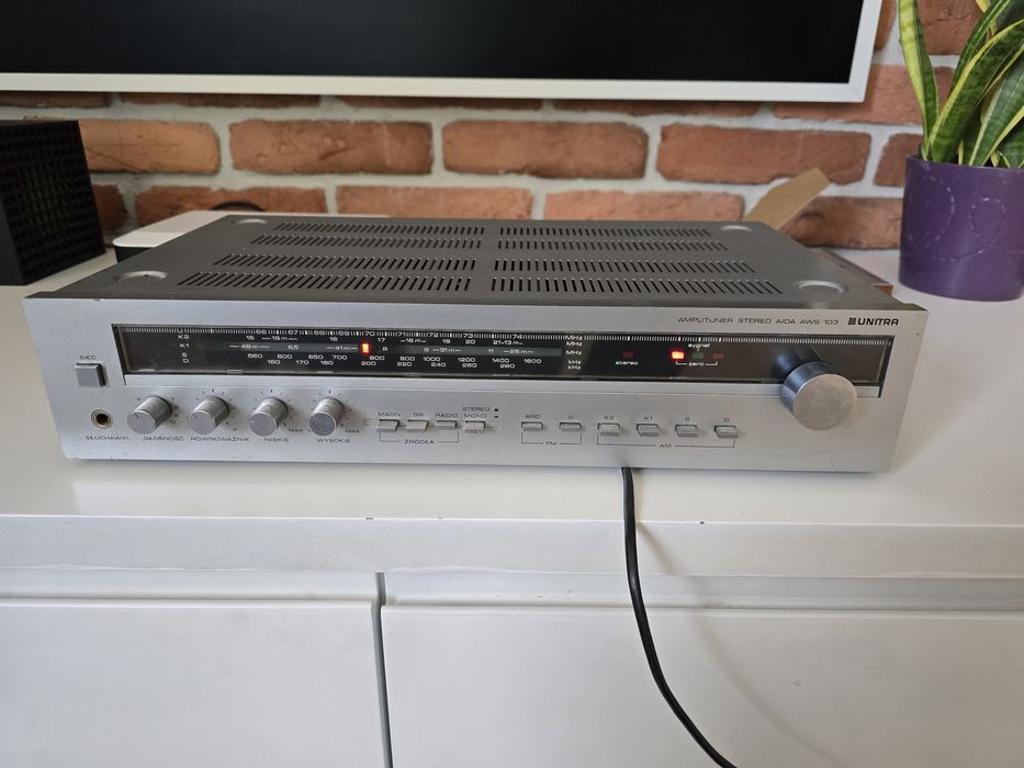 Amplituner Unitra Aida 103 stereo Warszawa Białołęka • OLX.pl