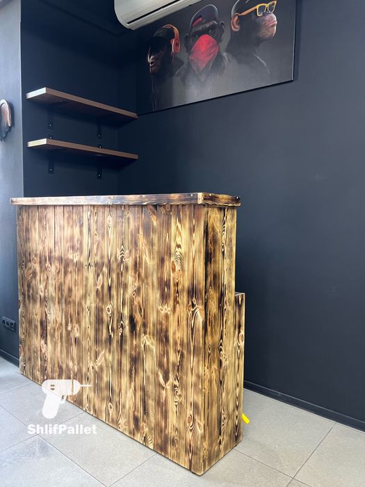 Барна стійка шафа стелаж ресепшн вітрина з дерева Меблі на замовлення Київ на Olx