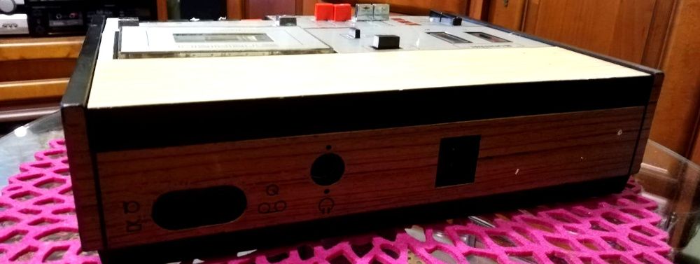 Magnetofon Jednokasetowy UNITRA M532 SD Stereo Zabytkowy z PRL 1979r ...