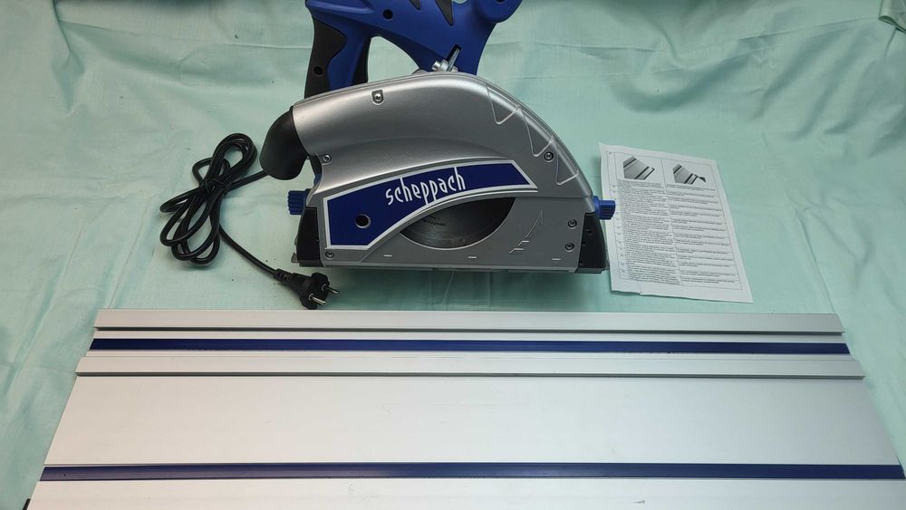 Pilarko - zagłębiarka PL55, Scheppach z tarczą i szyną prowadzącą ...