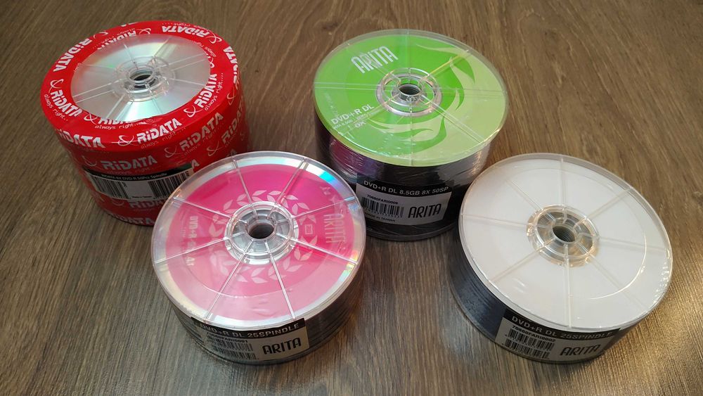 Диски DVD-R, DVD+R DL новые в боксах: 400 грн. - CD / DVD / Платівки ...